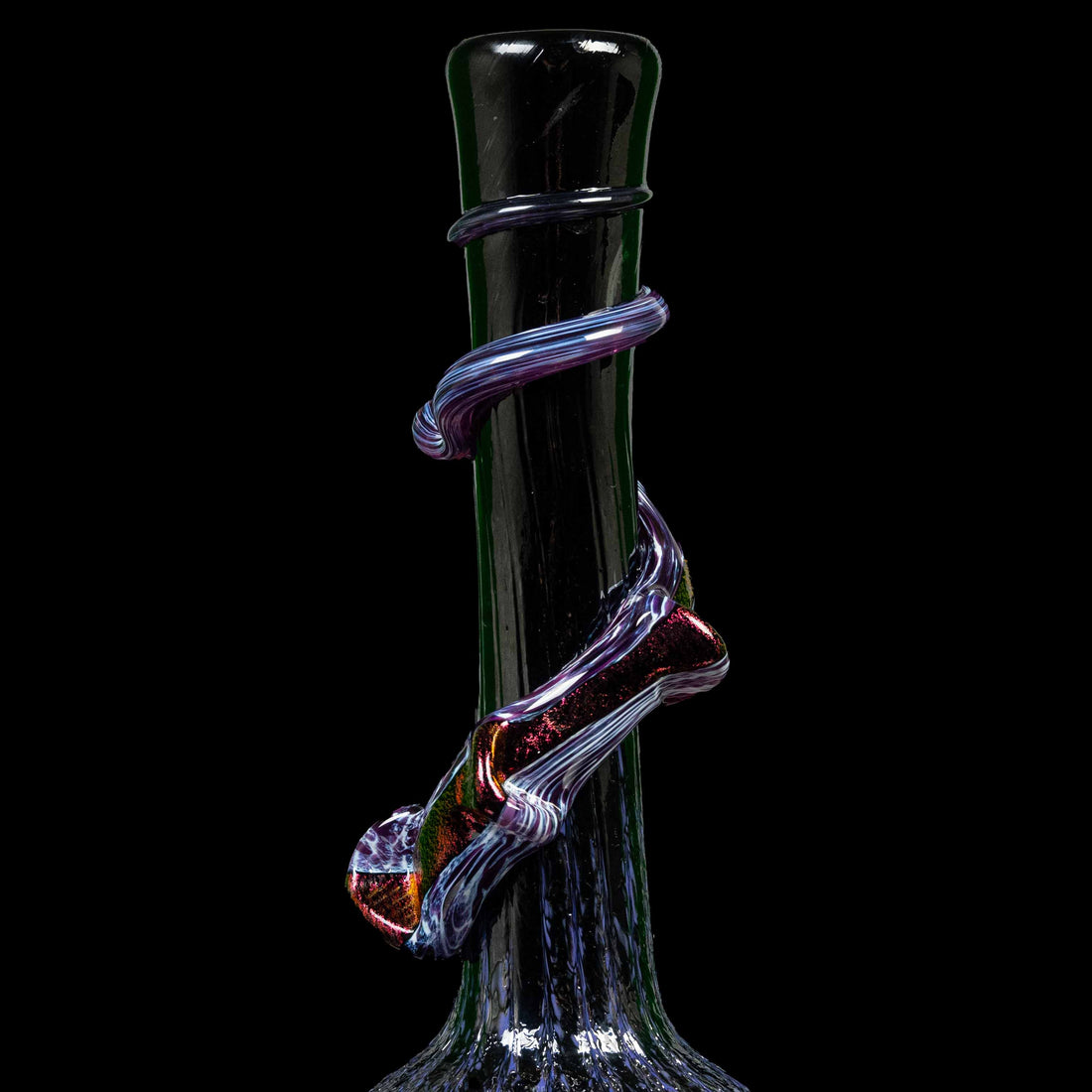 Divergent - Purple and Black Gothic Edgy Bong – Noble Glass Gallery