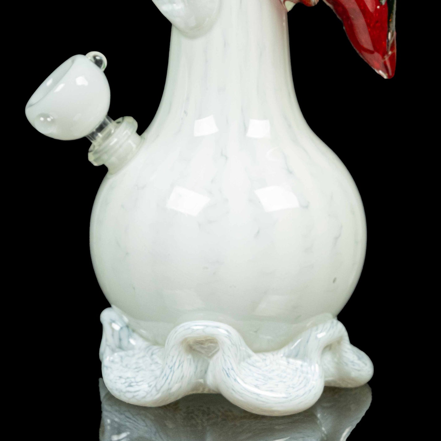 Red heart bong – Noble Glass Gallery