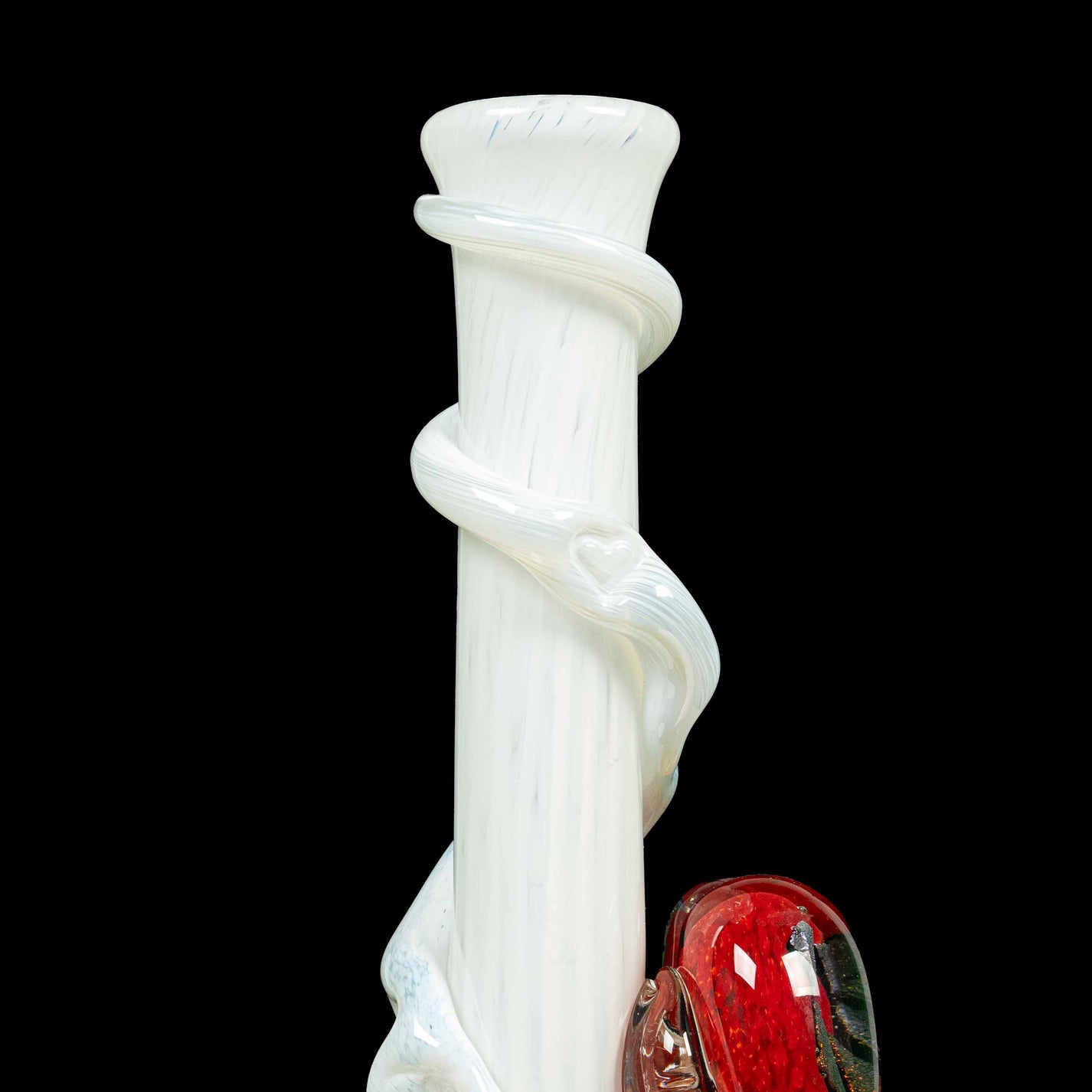 Red heart bong – Noble Glass Gallery