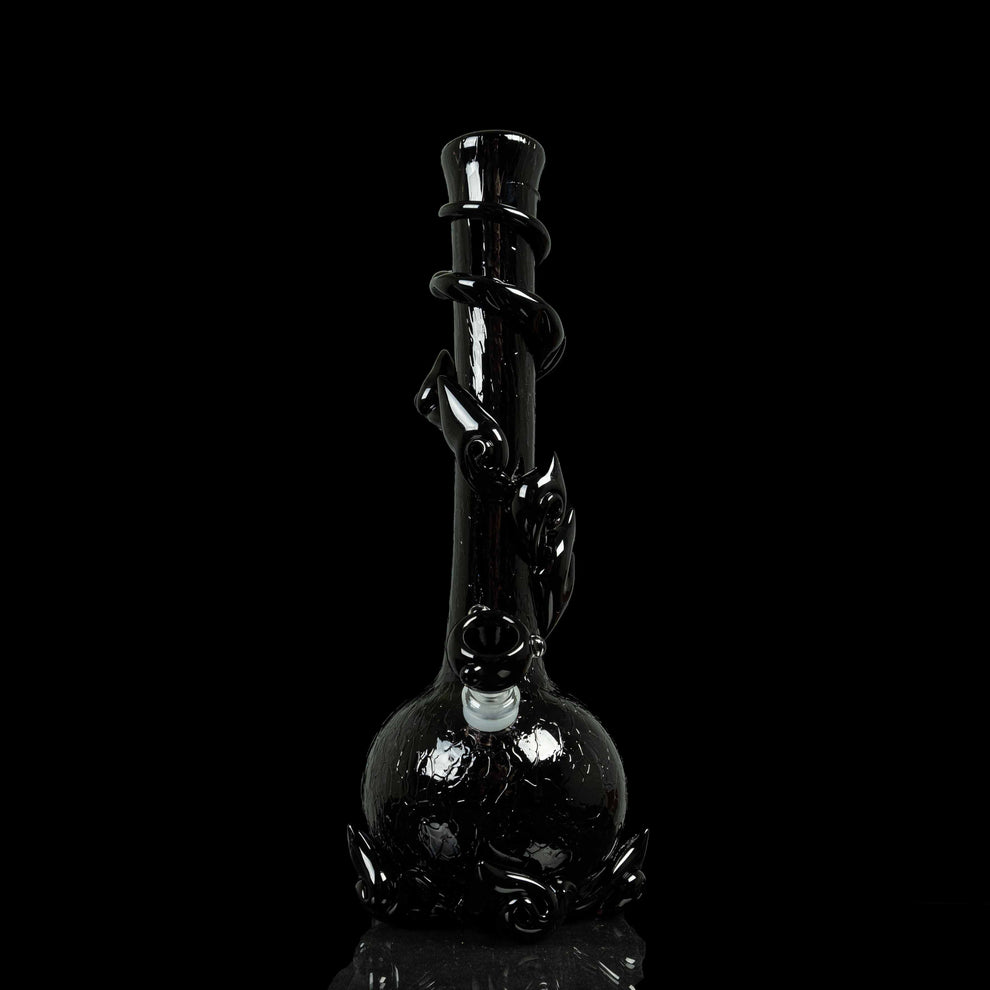 The Dark Knight Gothic Black Bong – Noble Glass Gallery